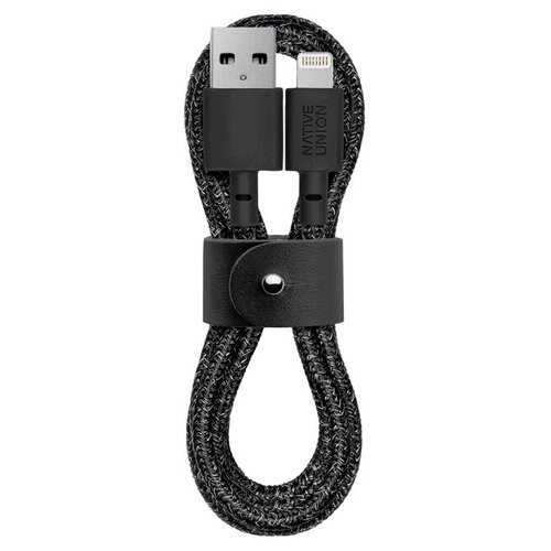 Кабель Native Union Belt L USB - Lightning MFI, 1.2 м, 1 шт., cosmos