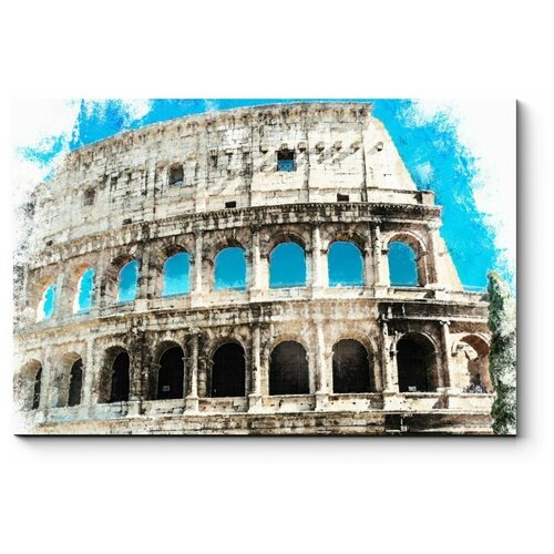 Модульная картина Солнечный Колизей, Рим 90x60