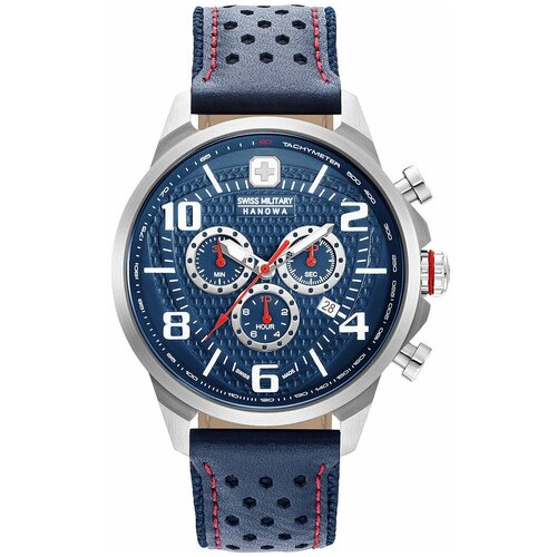 Наручные часы Swiss Military Hanowa Air, синий, серебряный