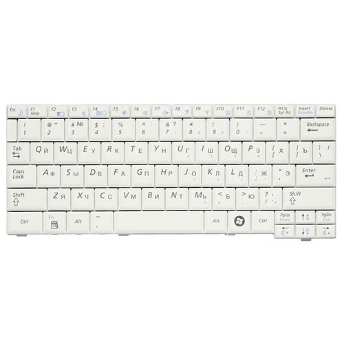 Клавиатура для ноутбуков Samsung N120, N510 RU, White