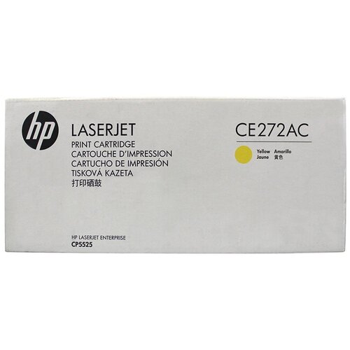 Картридж HP CE272AC, 15000 стр, желтый