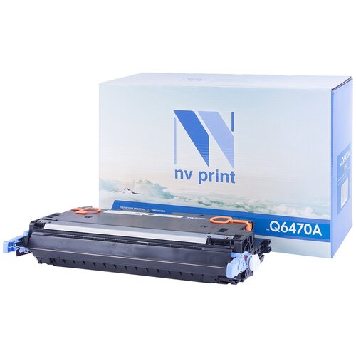 Картридж NV Print Q6470A/711 Black для HP и Canon, 6000 стр, черный