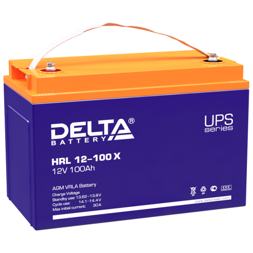 Аккумуляторная батарея DELTA Battery HRL 12-100 X 12В 100 А·ч