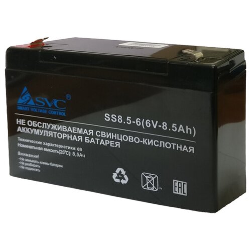 Аккумуляторная батарея SVC SS8.5-6 6В 8.5 А·ч