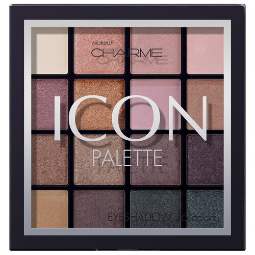 CHARME Палетка теней для век "ICON" 02 Розовый