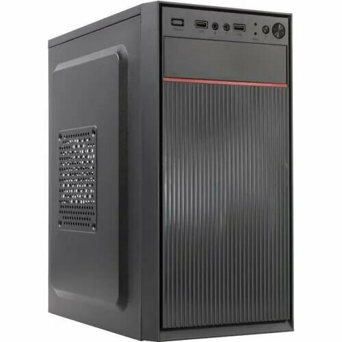 Корпус mATX ExeGate BAA-113-UNS400 (2*USB2.0, Audio, черный, Б/П 400w)