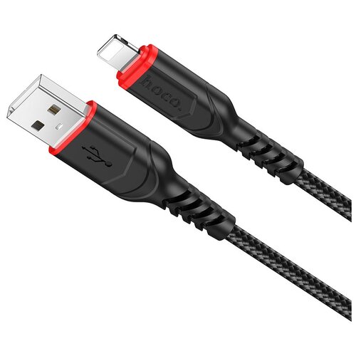 Кабель Hoco HC-44876 X59 USB - Lightning, 1 м, 1 шт., черный