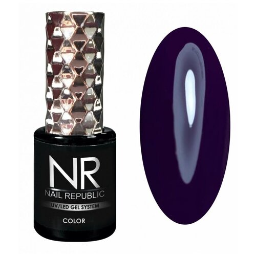 Nail Republic гель-лак для ногтей Color, 10 мл, 10 г, 103 глубокий пурпурно-синий