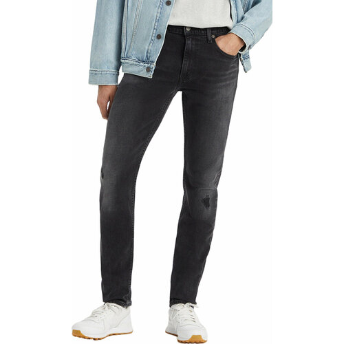 Джинсы зауженные Levi's, размер 29/32, черный