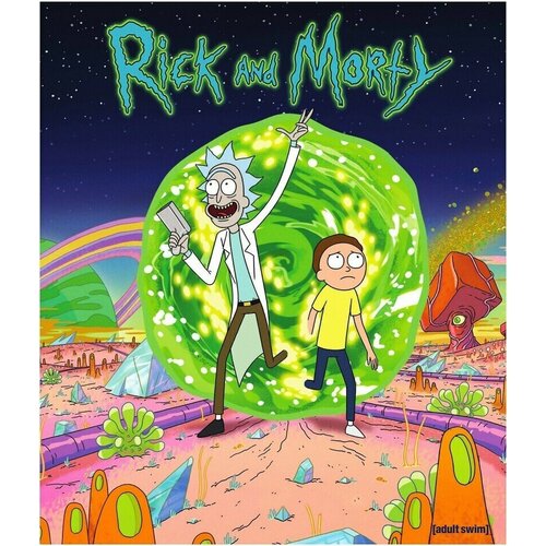 Плакат, постер на бумаге Rick and Morty/Рик и Морти/. Размер 60 х 84 см