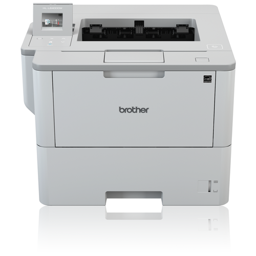 Принтер лазерный Brother HL-L6400DW, ч/б, A4, белый/серый