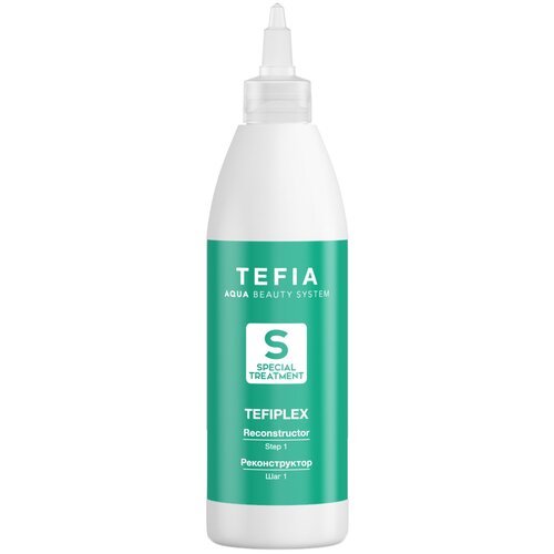 Tefia Tefiplex Жидкость активная "Реконструктор" для волос и кожи головы (шаг 1), 300 г, 250 мл, ампулы