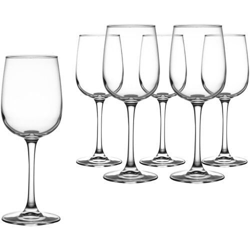 Набор бокалов Luminarc Versailles для вина G1509, 275 мл, 6 шт., бесцветный
