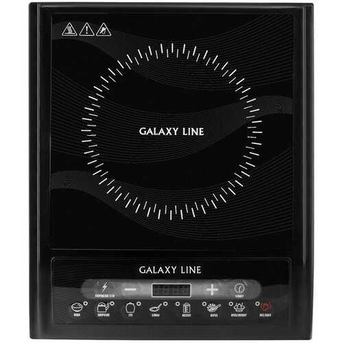 Плитка индукционная Galaxy GL 3054, 2000 Вт, 1 конфорка, 7 уровней, чёрная