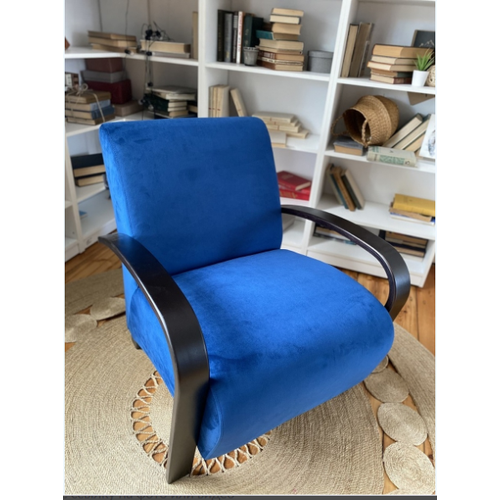 Кресло Балатон для отдыха дома синее