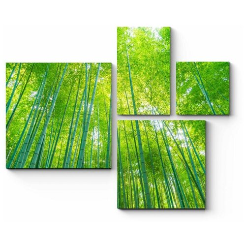 Модульная картина Бамбуковый лес 182x152
