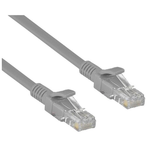 Сетевой кабель ExeGate UTP cat.6 5m Grey EX272311RUS