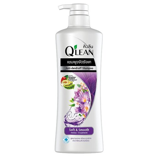 LION шампунь Q'Lean Anti-Dandruff Soft & Smooth против перхоти Мягкость и гладкость, 340 мл