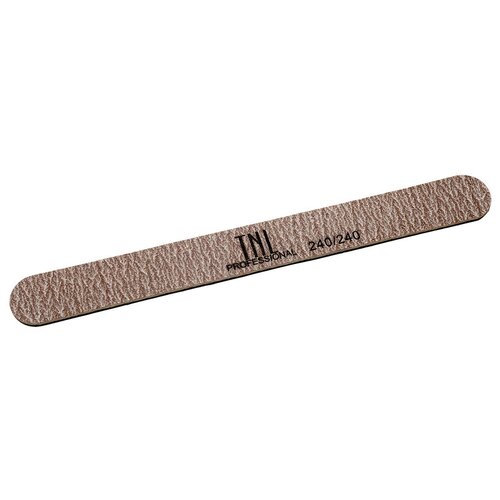 TNL Professional Пилка тонкая улучшенное качество деревянная основа, 240/240 грит (в индивидуальной упаковке), коричневый