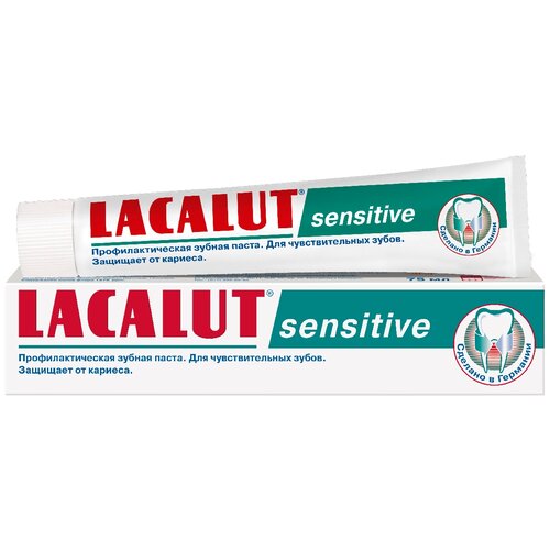 Зубная паста LACALUT Sensitive, 50 мл, 50 г