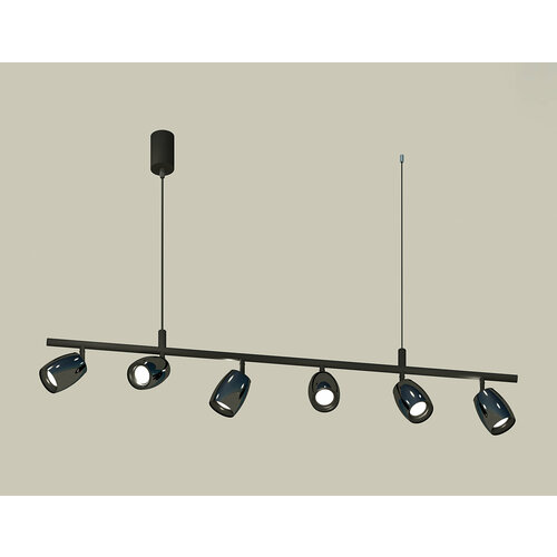 Светильник подвесной Ambrella Traditional DIY XB9006500, GU5.3, кол-во ламп:6шт, Черный