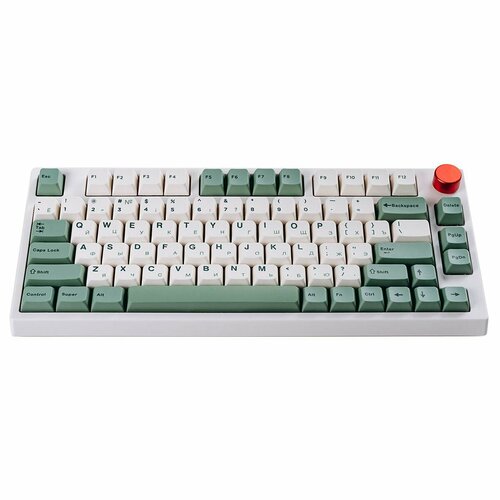 Клавиатура Epomaker TH80 Pro Keyboard Gateron Blue White Botanic Garden