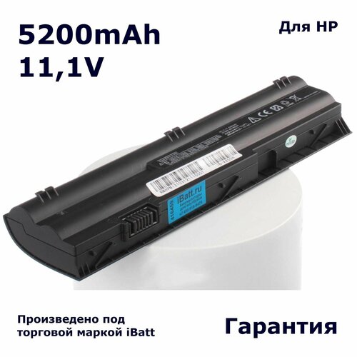 Аккумулятор iBatt 5200mAh, для 646757-001 MT06 HSTNN-LB3B HSTNN-YB3B HSTNN-YB3A HSTNN-DB3B 646657-241 646657-251