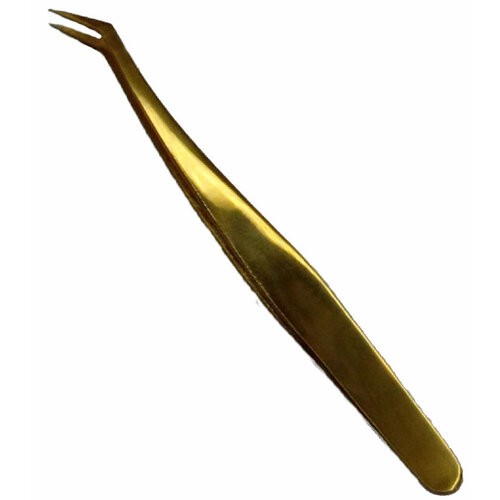 VALZER, Пинцет для наращ. ресниц (золото) V-60537