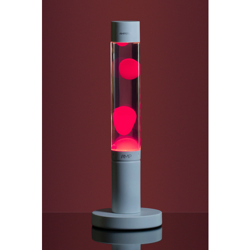 Лавовая лампа Amperia Slim G9, 25 Вт, Розовая/Прозрачная