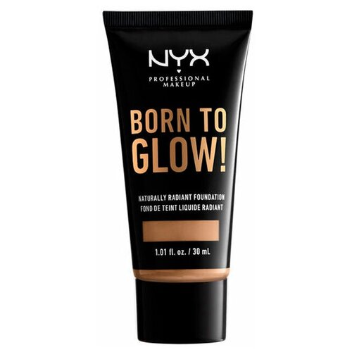 NYX professional makeup Тональный крем Born to glow!, 30 мл, оттенок: caramel