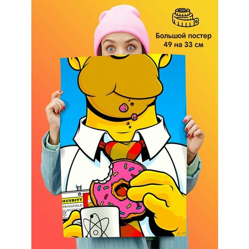 Постер плакат Simpsons Гомер Симпсон