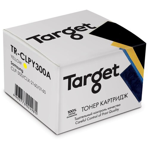 Тонер-картридж Target CLPY300A, желтый, для лазерного принтера, совместимый