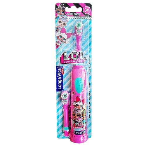 Электрическая зубная щетка Longa Vita L.O.L Surprise! детская, ротационная от 3-х лет