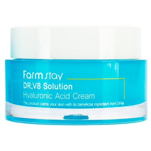 Farmstay DR.V8 Solution Hyaluronic Acid cream Крем для лица с гиалуроновой кислотой, 50 мл