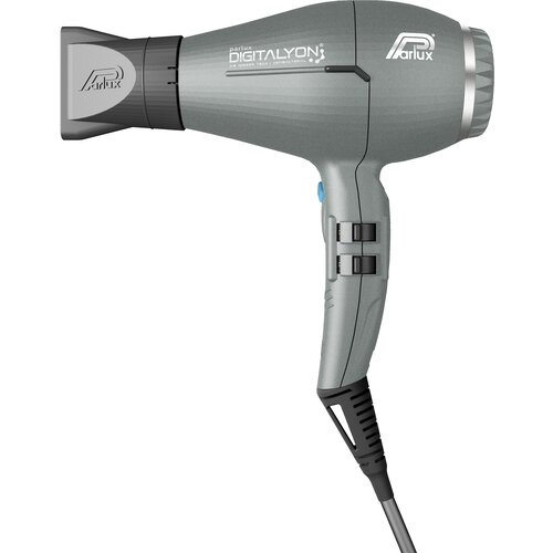Фен PARLUX Digitalyon Glitter Grey, серый, 2400 Вт, ионизация, 2 насадки, провод 3,3 м 0901-Digitalyon GlitterGr