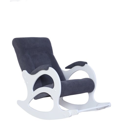 Кресло-качалка Сиетл PRIME молочный дуб/ткань Verona Antrazite Grey