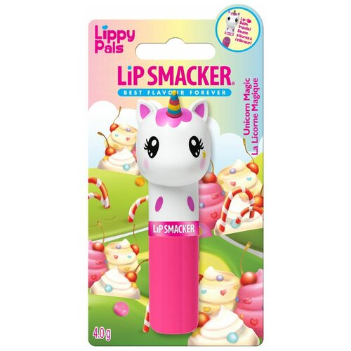 Lip Smacker Бальзам для губ Lippy Pals Unicorn magic, розовый