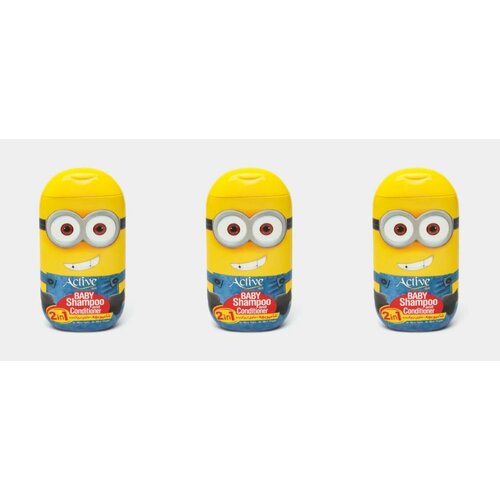 ACTIVE Шампунь и кондиционер для волос Minions, детский, 280 мл, 3 уп