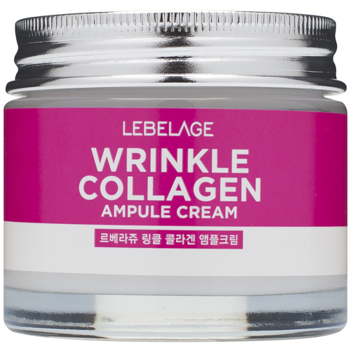 Lebelage Ampule Cream Wrinkle Collagen Ампульный крем для лица с коллагеном против морщин, 70 мл
