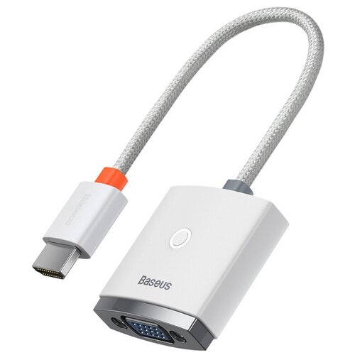 Адаптер-переходник Baseus Lite Series Adapter HDMI to VGA White (WKQX010002)