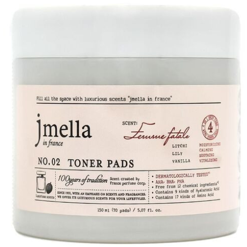 Пэды Jmella Увлажняющие тонер-пэды / Femme Fatale Toner Pads