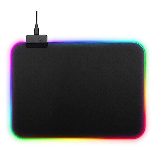 Коврик для мышки RGB Орбита OT-PCM53 (Черный,25*35 см)