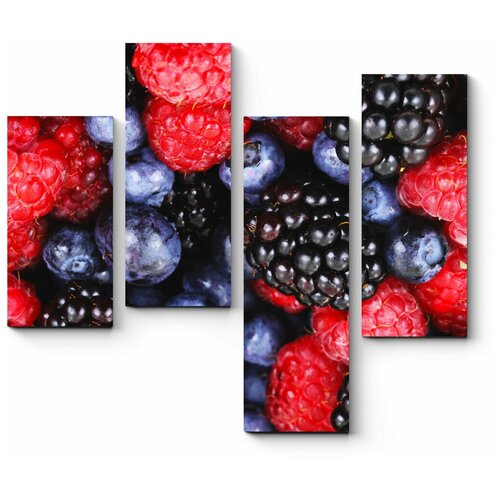 Модульная картина Сладкие ягоды 144x135