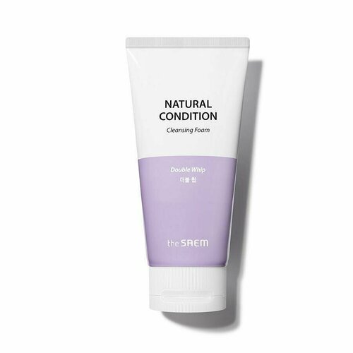 The Saem Пенка для умывания очищающая NATURAL CONDITION Cleansing Foam Double Whip 150мл