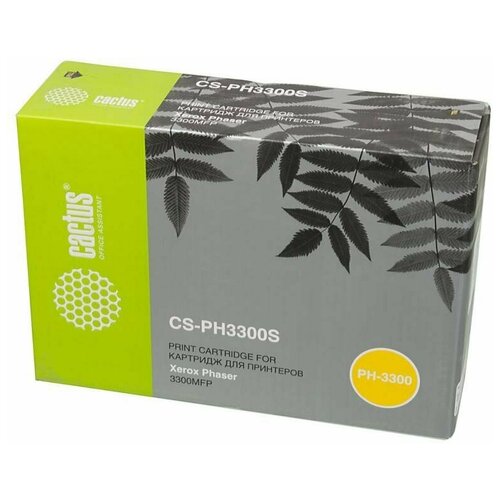 Картридж cactus CS-PH3300S, 4000 стр, черный