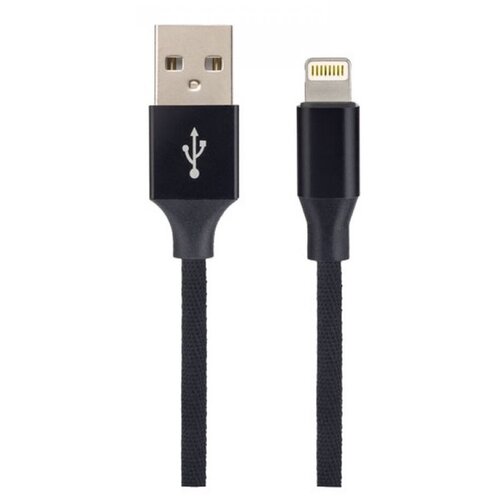 Кабель Perfeo USB - Lightning (I4317), 2 м, черный