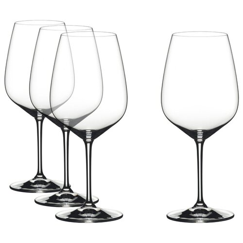 Набор бокалов Riedel Heart To Heart Cabernet Sauvignon для вина 5409/0, 800 мл, 4 шт., прозрачный