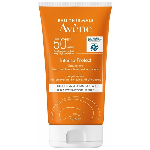 AVENE Intence Protect Ультра – водостойкий солнцезащитный флюид SPF50+, 150 мл