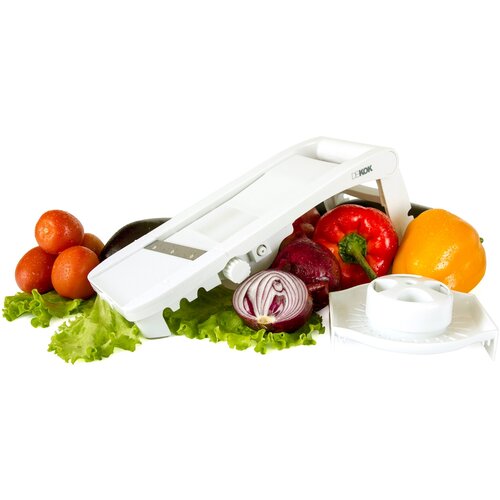 Терка для овощей и фруктов ручная со сменными насадками DEKOK UKA-1201