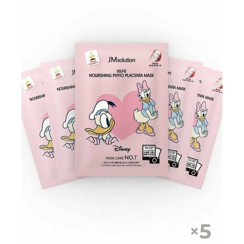 JMSolution Питательная маска с плацентой SELFIE NOURISHING PHYTO PLACENTA MASK, 30мл*5шт
